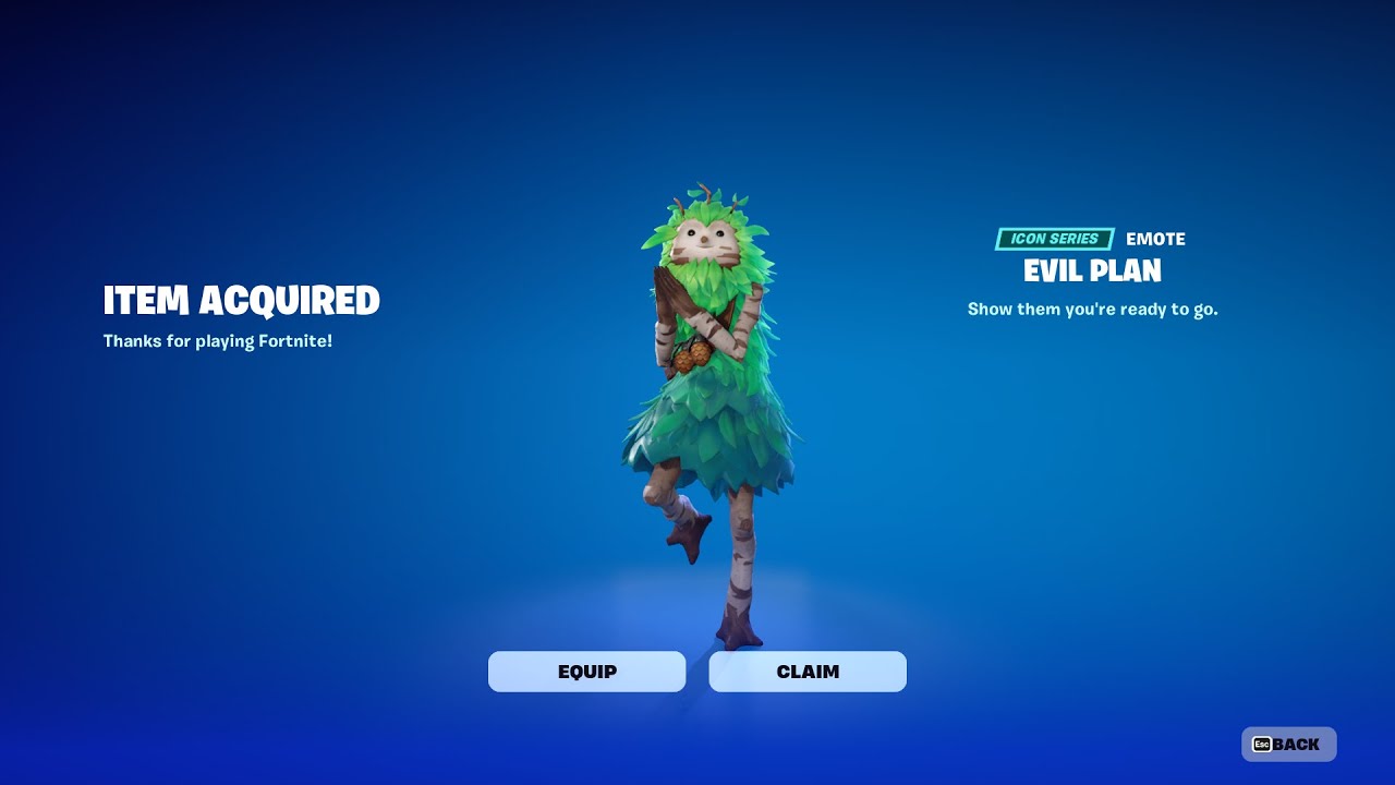 NEW Evil Plan emote! (Fortnite item shop) - YouTube