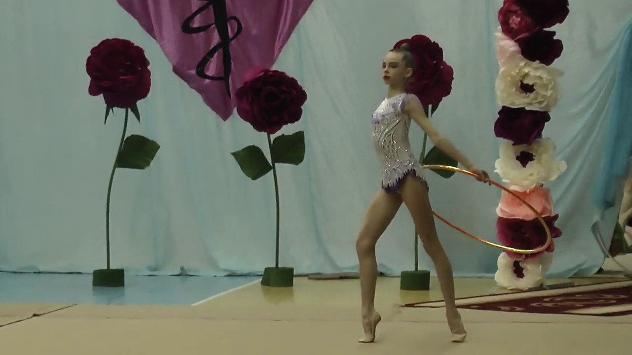 Любас Арина обруч Художественная гимнастика Чемпионат Черниговской