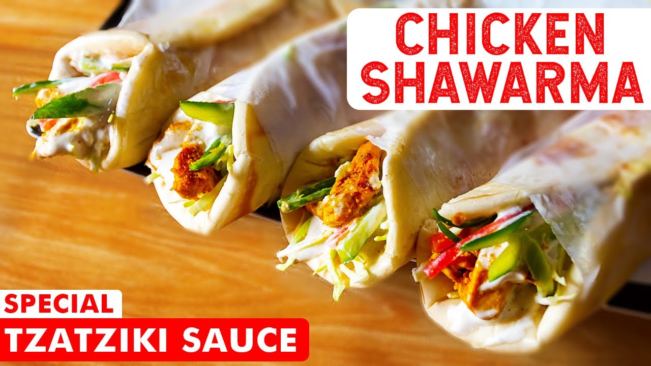 Easy Chicken Shawarma Recipe At Home | Shawarma Sauce | Pakistani ...