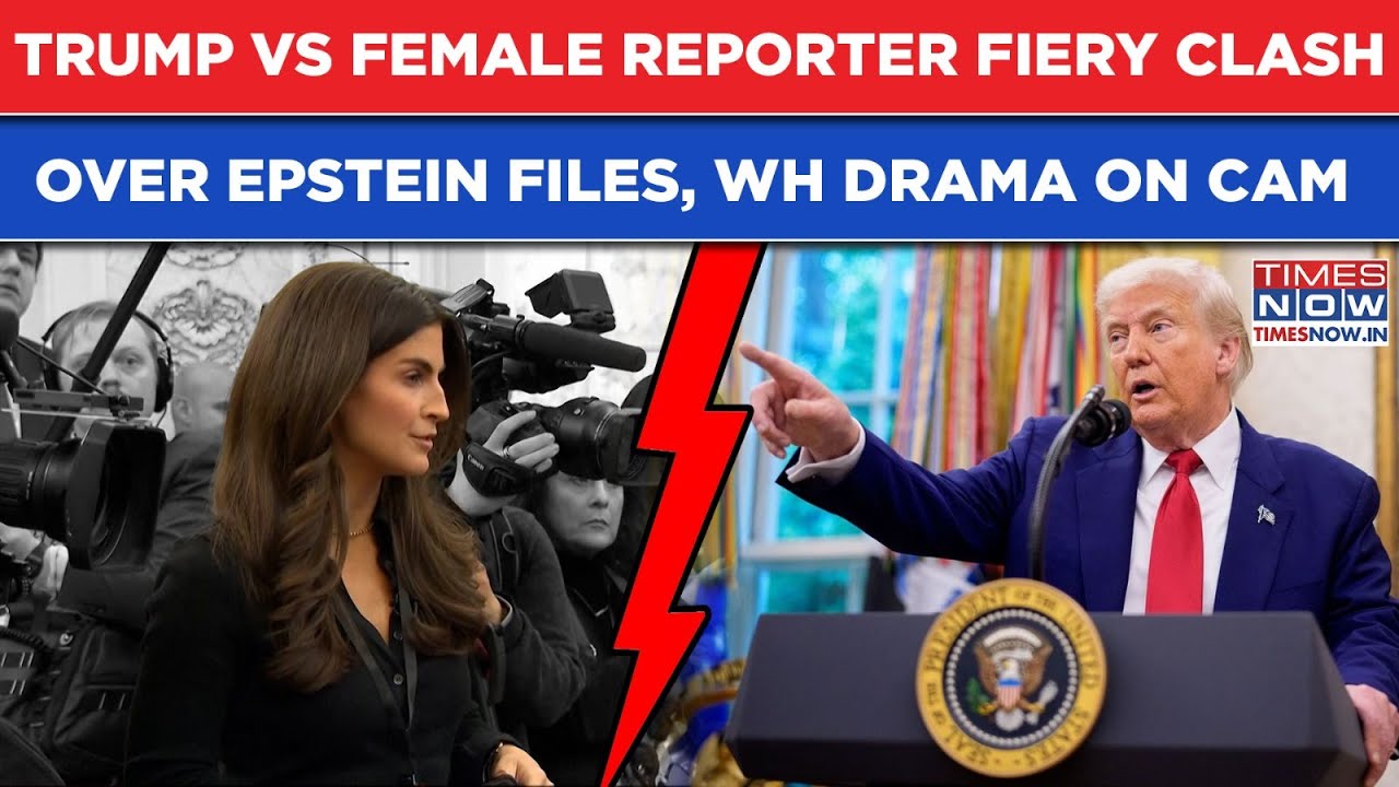 Trump Vs Female Reporter Clash Over Epstein Files Inside White House ...