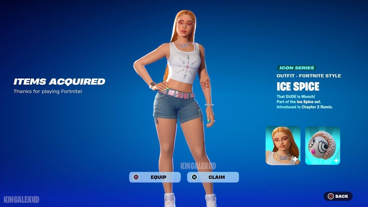 new ice spice fortnite!! - YouTube