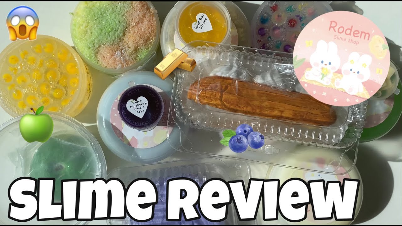 $100+ RODEM SLIME REVIEW 🥰 100% HONEST FAMOUS SHOP REVIEW || SLIME ASMR ...