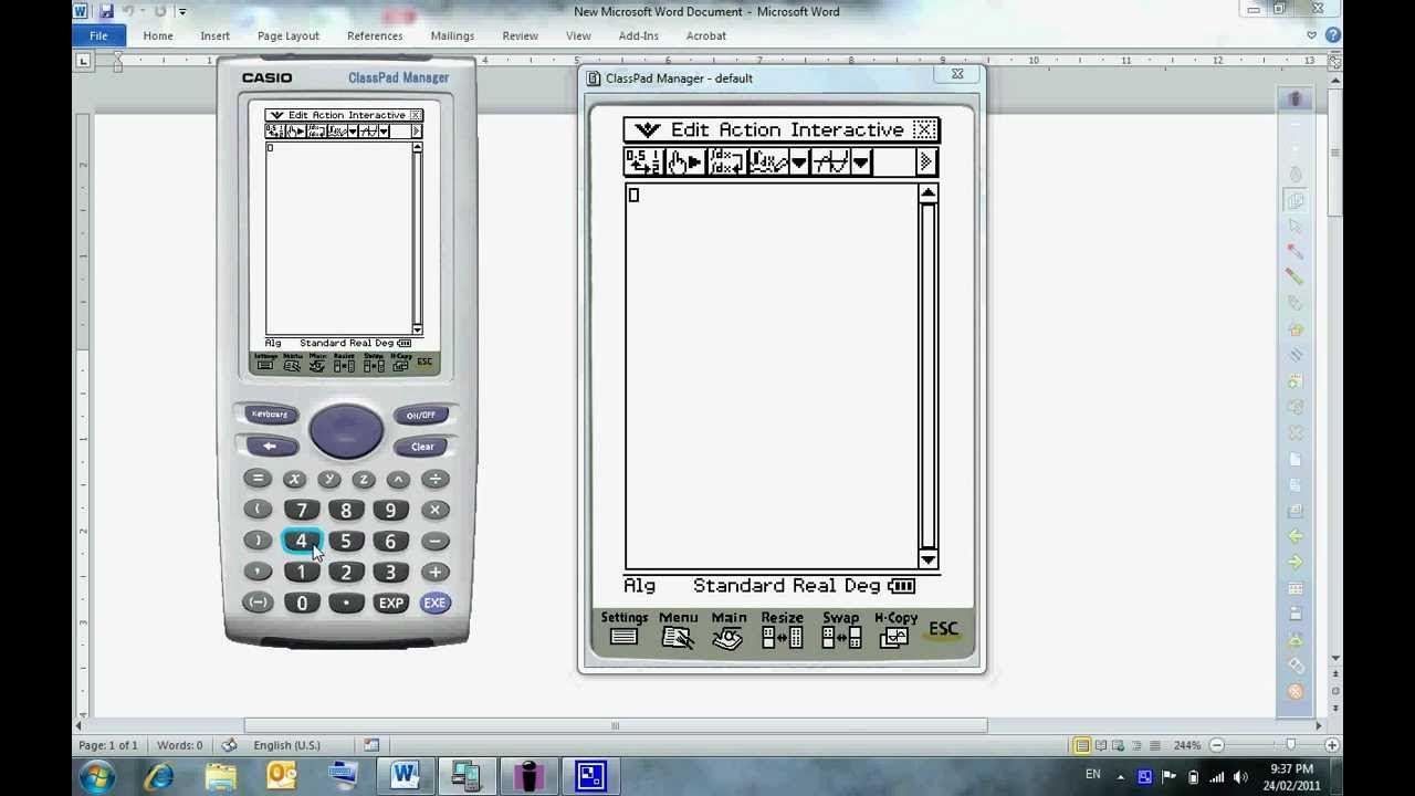 Casio Classpad Calculator Basics.avi - YouTube