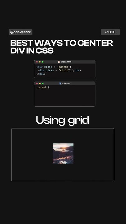 Best ways to center a Div #css #html #shorts #shortsviral #software #programming #css3 # ...