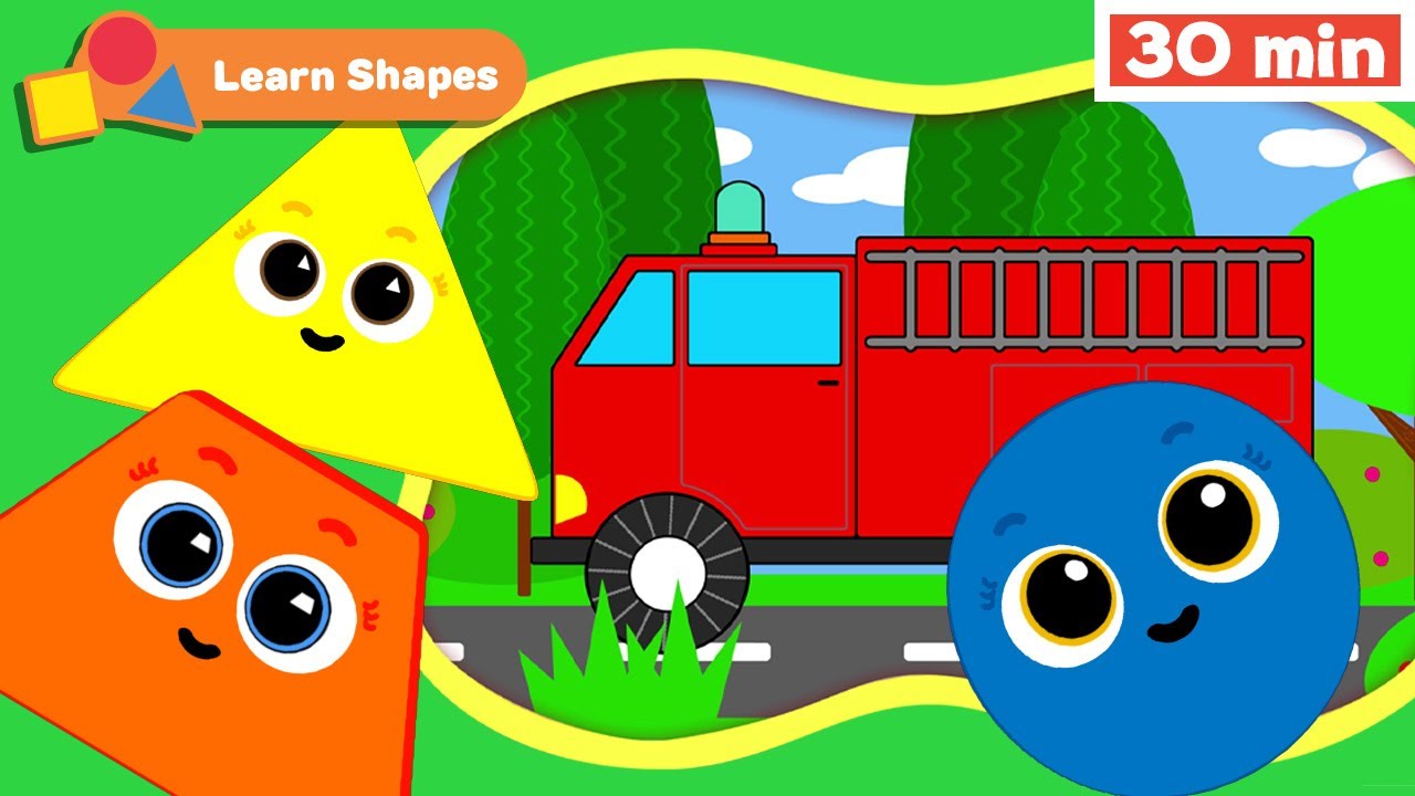 Shapes School | Educational videos for Babies | Learn Shapes for kids ...