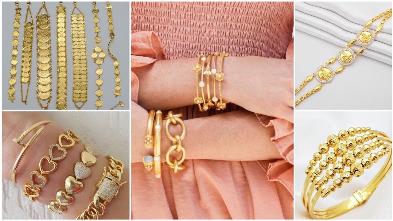 Very beautiful and stylish gold bracelet designs/arabic and turkish ...