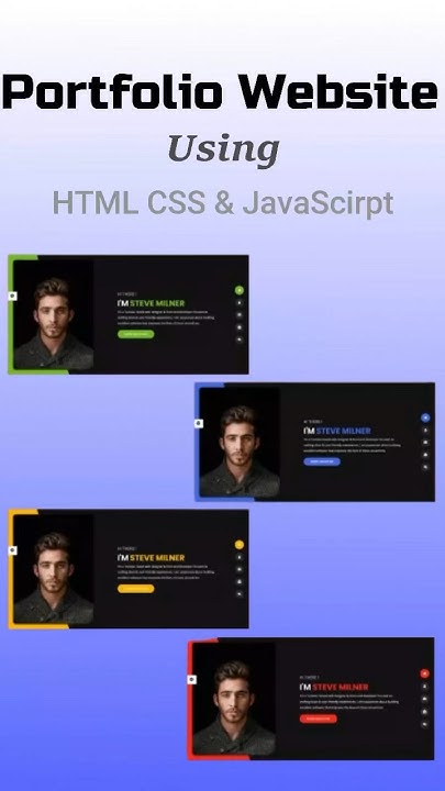 Portfolio Website Wsing Html Css And Bootstrap Coding Webdesign Webdevelopment Htmlcss Shorts
