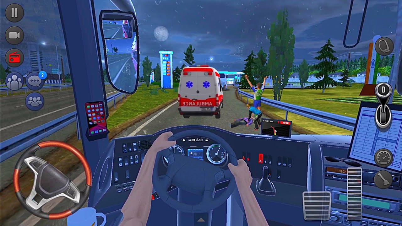 고속도로 주유소 정류장 버스 세척 🚌🚿 버스 시뮬레이터 궁극기 Best 2021 자동차 시뮬레이터 게임 Androidios 게임 플레이 Youtube