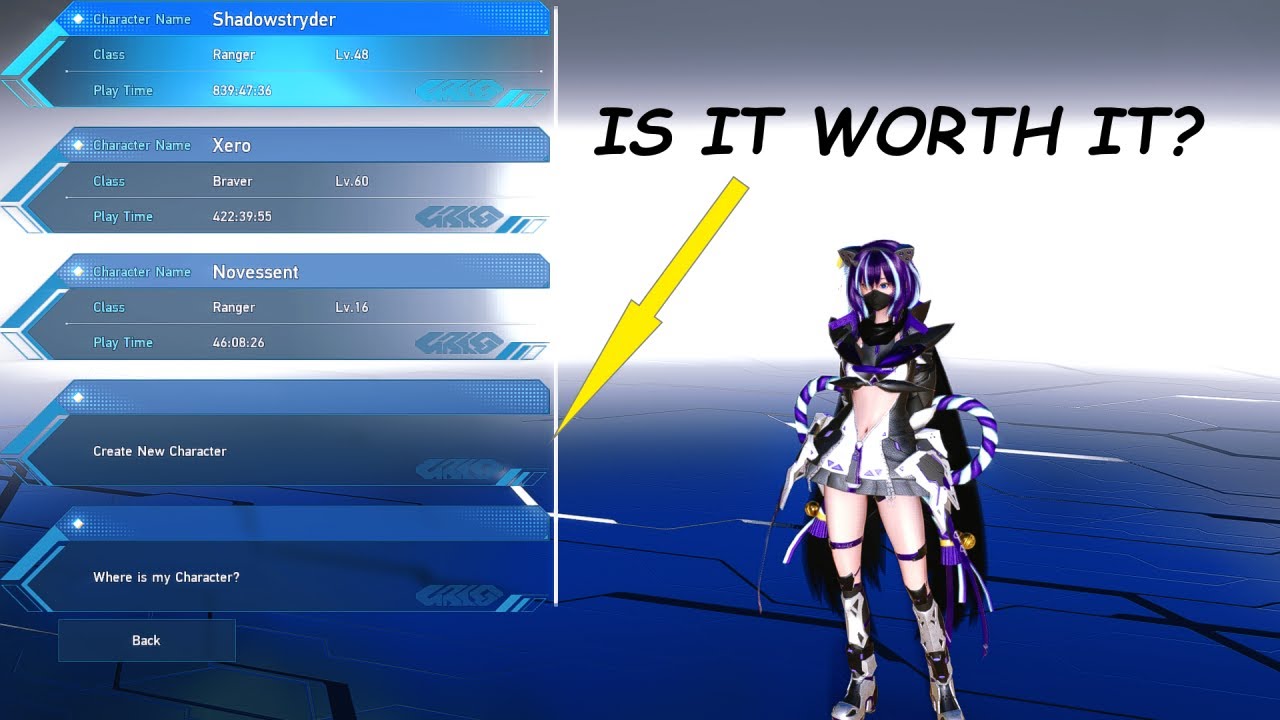 [PSO2] Character Slots & Ship Transfers - YouTube