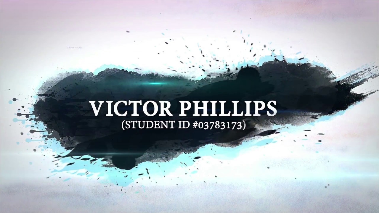 Victor Phillips - 2016 Academy of Art University Demo Reel - YouTube
