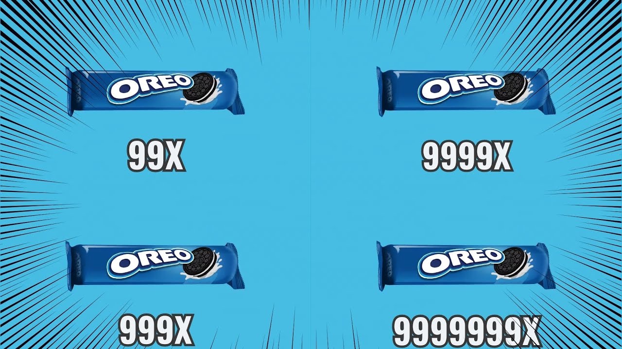 Oreo Flavors Intro Getting 999999X Speed - YouTube