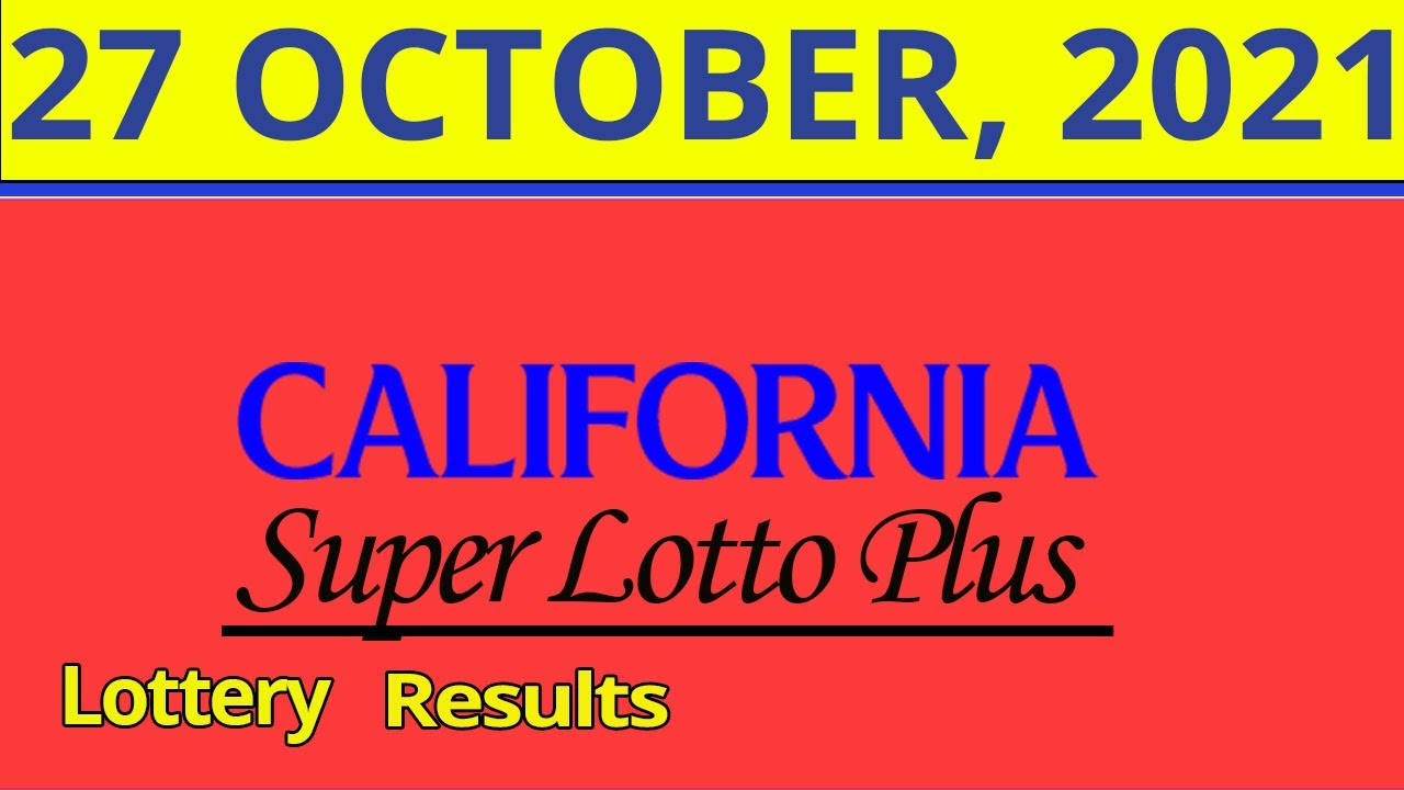 Super Lotto Plus Lottery drawing for October 27, 2021 - YouTube