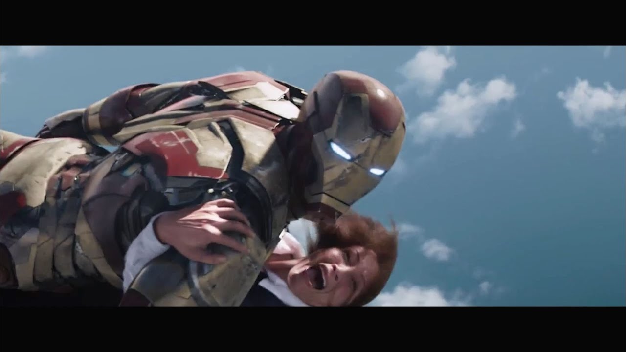 Iron Man 3 - Tony salva al presidente - YouTube