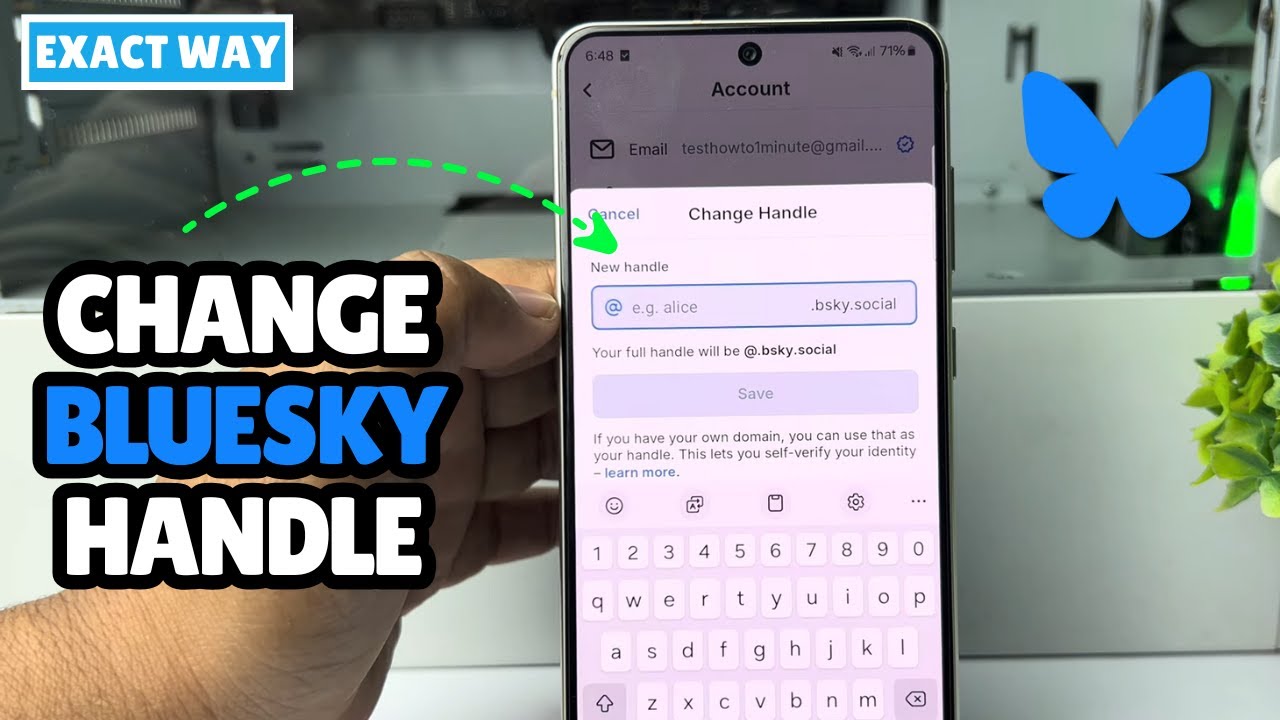 How to Change Bluesky Handle - YouTube