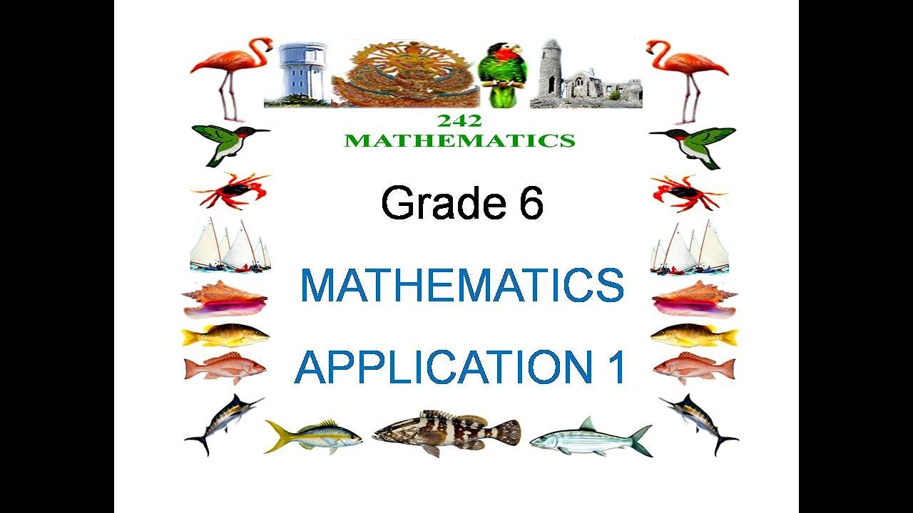 Grade 6 Mathematics Application Test 1 - YouTube
