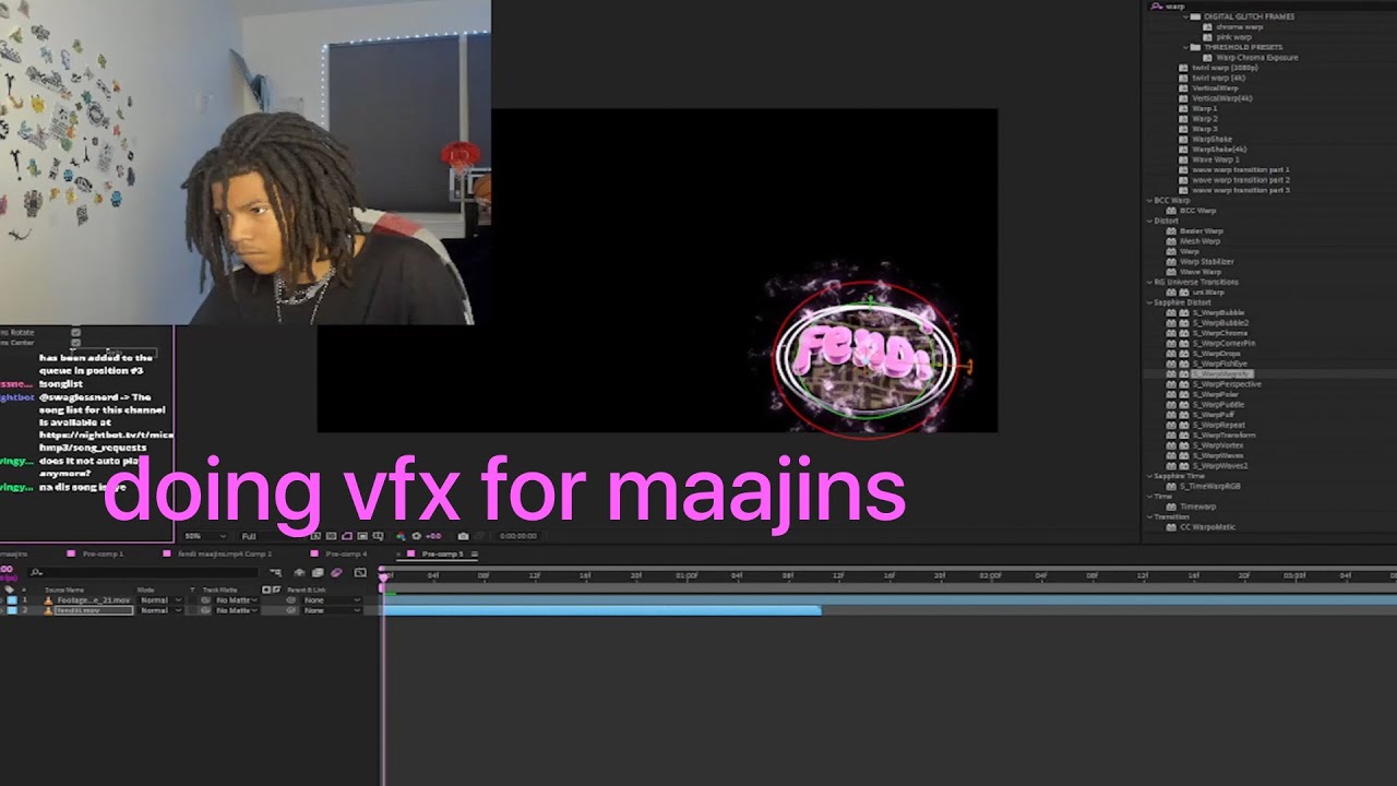 Do VFX for Maajins with me (Fendi Music Video) - YouTube