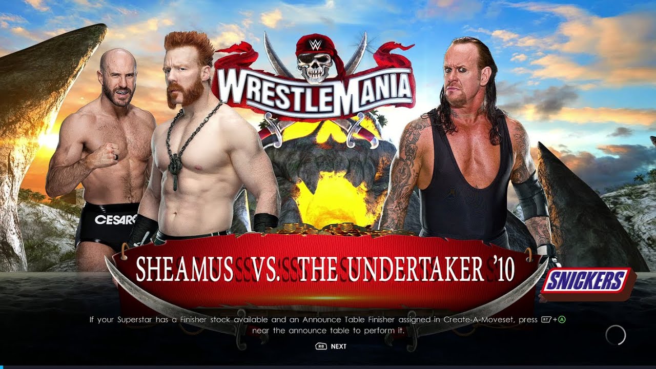 WWE 2K22 SHEAMUS Vs The Undertaker - YouTube