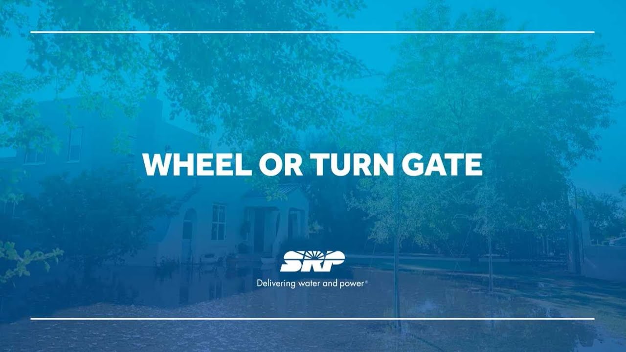 SRP Irrigation - Wheel and Toggle Gate - YouTube