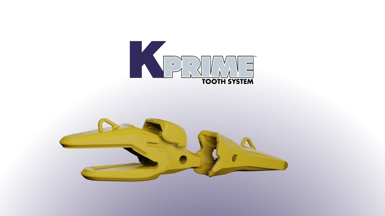 Kprime tooth system - Komatsu Genuine Parts - YouTube