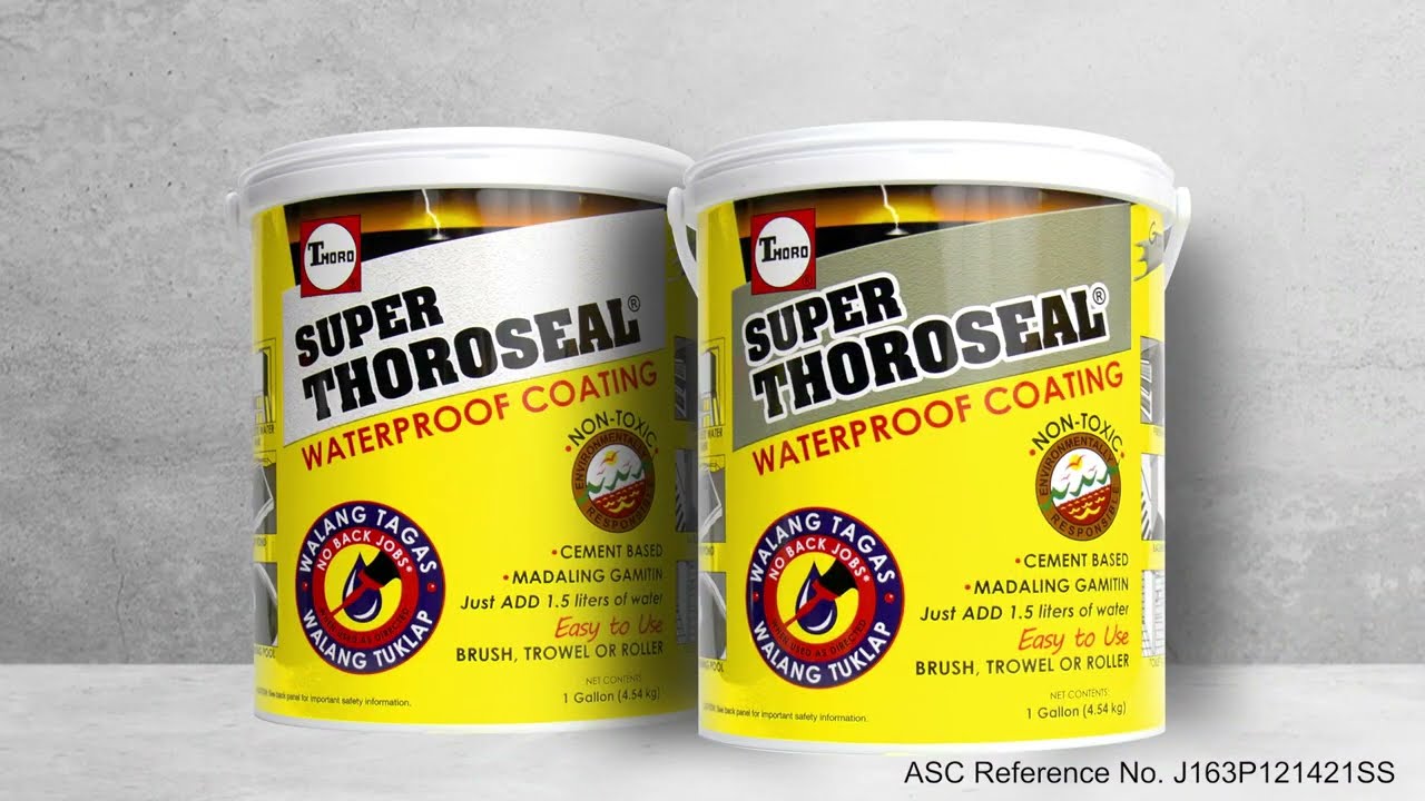 Super Thoroseal Cementitious Waterproofing - Walang Tagas, Walang ...
