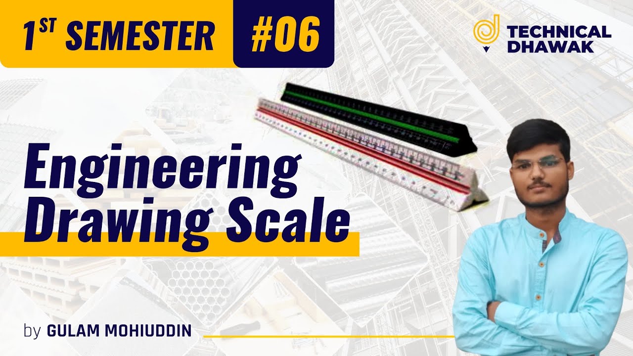Engineering Drawing Scale | Representative Fraction | Type of Scale in Hindi by Gulam Sir - YouTube