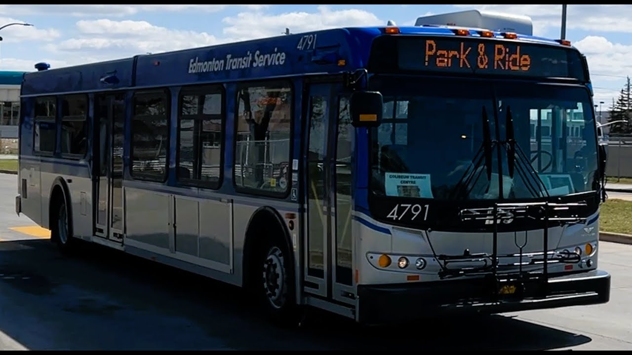 Edmonton Transit Service #4791 - Northlands Shuttle - YouTube