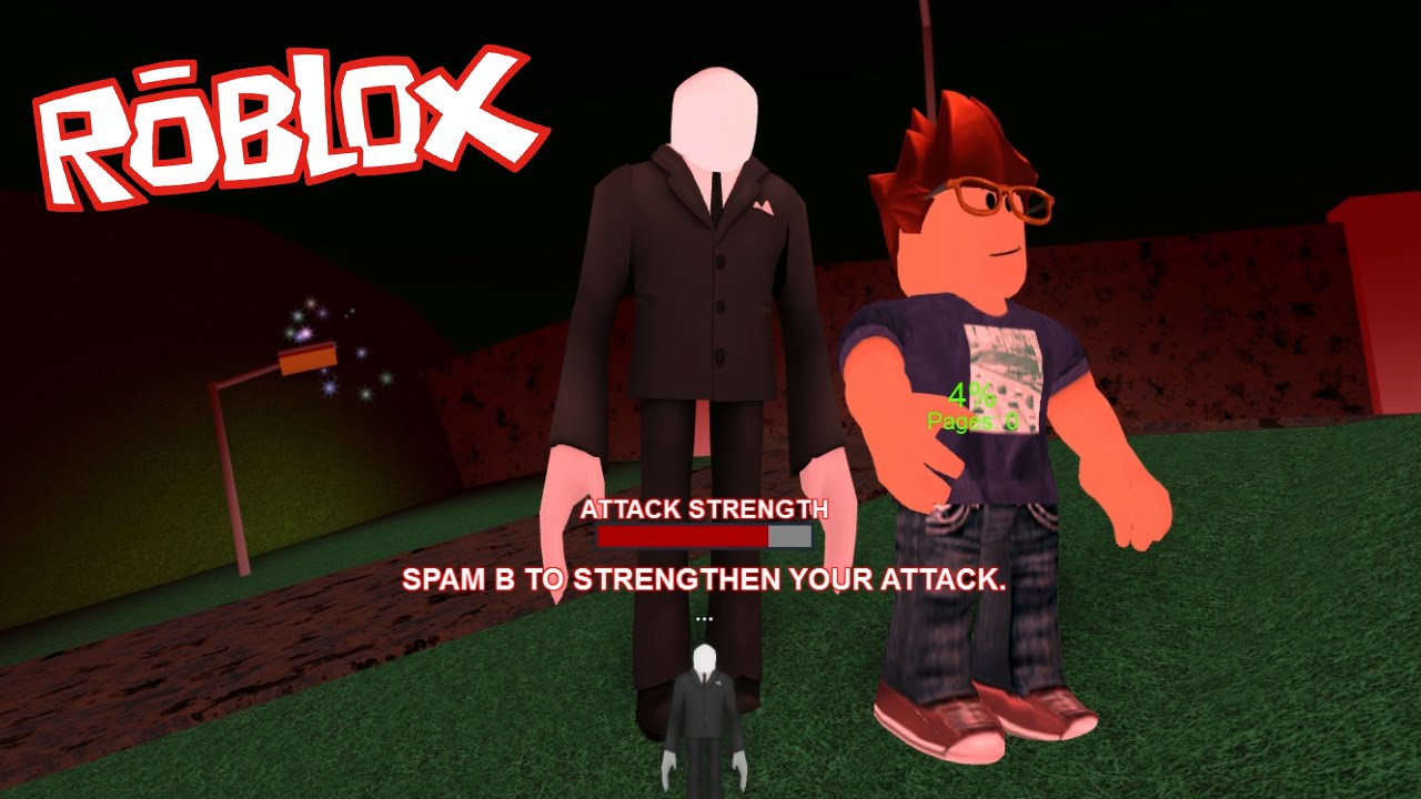 Roblox I Trapped Slender Xbox One Edition Youtube