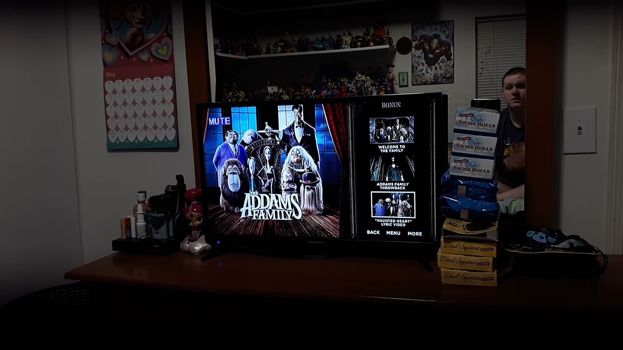 Menu Walkthrough Of The Addams Family DVD From 2019 - YouTube