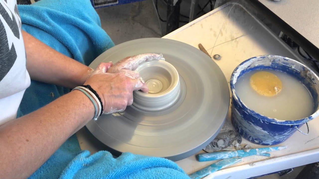 Creating your center hole and pulling the floor - YouTube