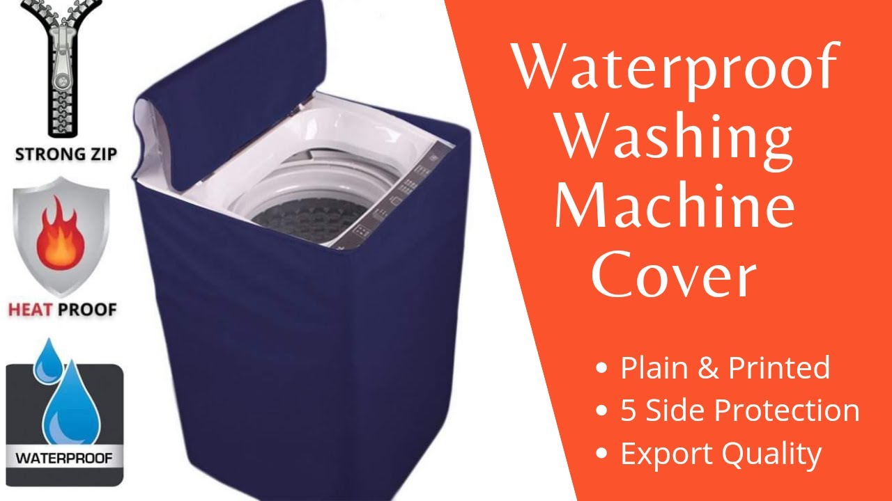 5 Store-Waterproof Washing Machine Cover - YouTube