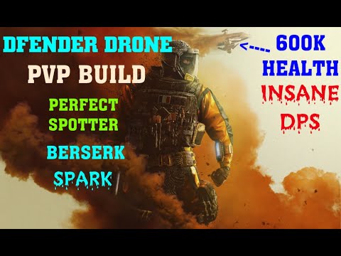 The Division 2 DEFENDER DRONE BUILD - | 600K HEALTH | PVP TANK BUILD ...