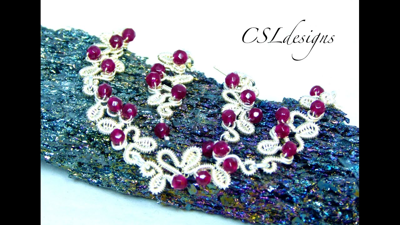 Embellished organic wirework chain bracelet ⎮ Make your own chain ...