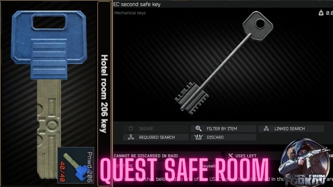 🗝️ Escape from Tarkov: Hotel Room 206 & USEC 2 Key Guide | Unlock the ...