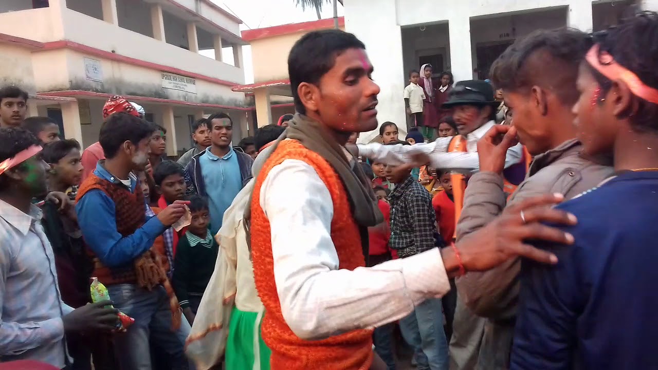 Saraswati puja dance Machkhar 2018 - YouTube