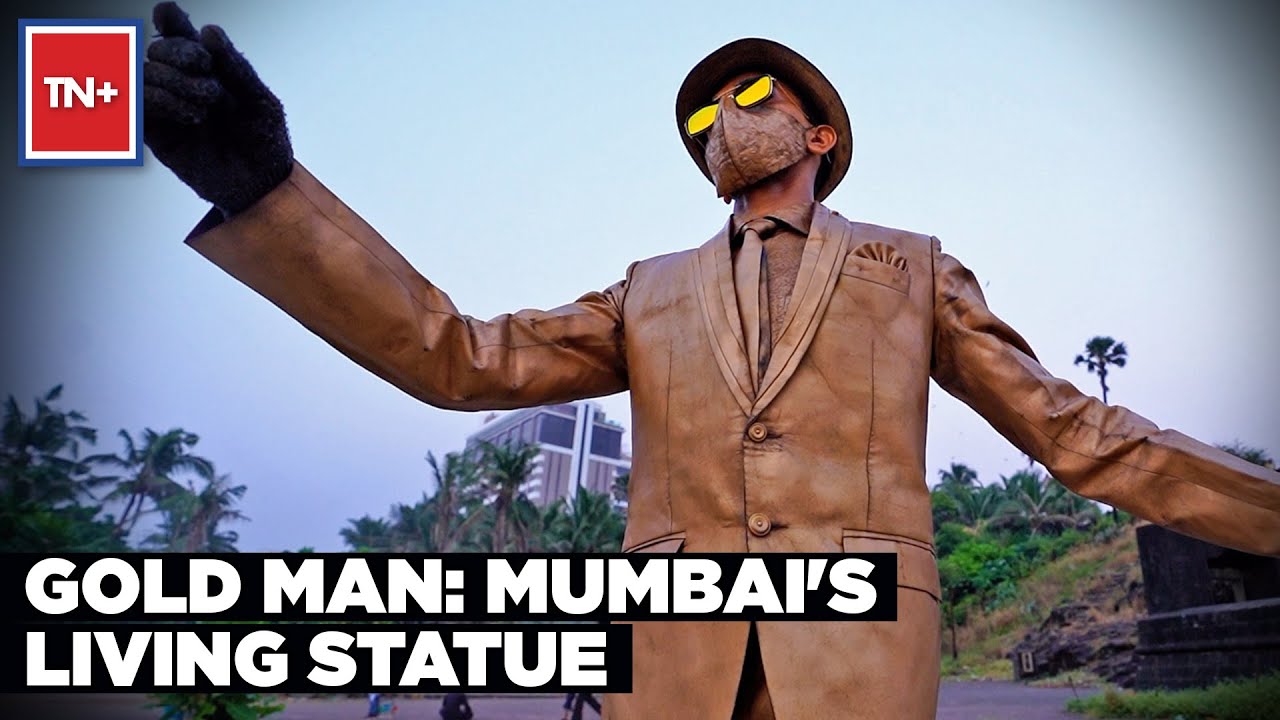 Meet Mumbai's Living Statue Aka 'Gold Man' | Times Now Plus - YouTube