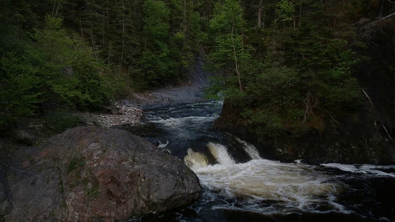 flight around the bay in corner brook newfoundland and cooks brook ...