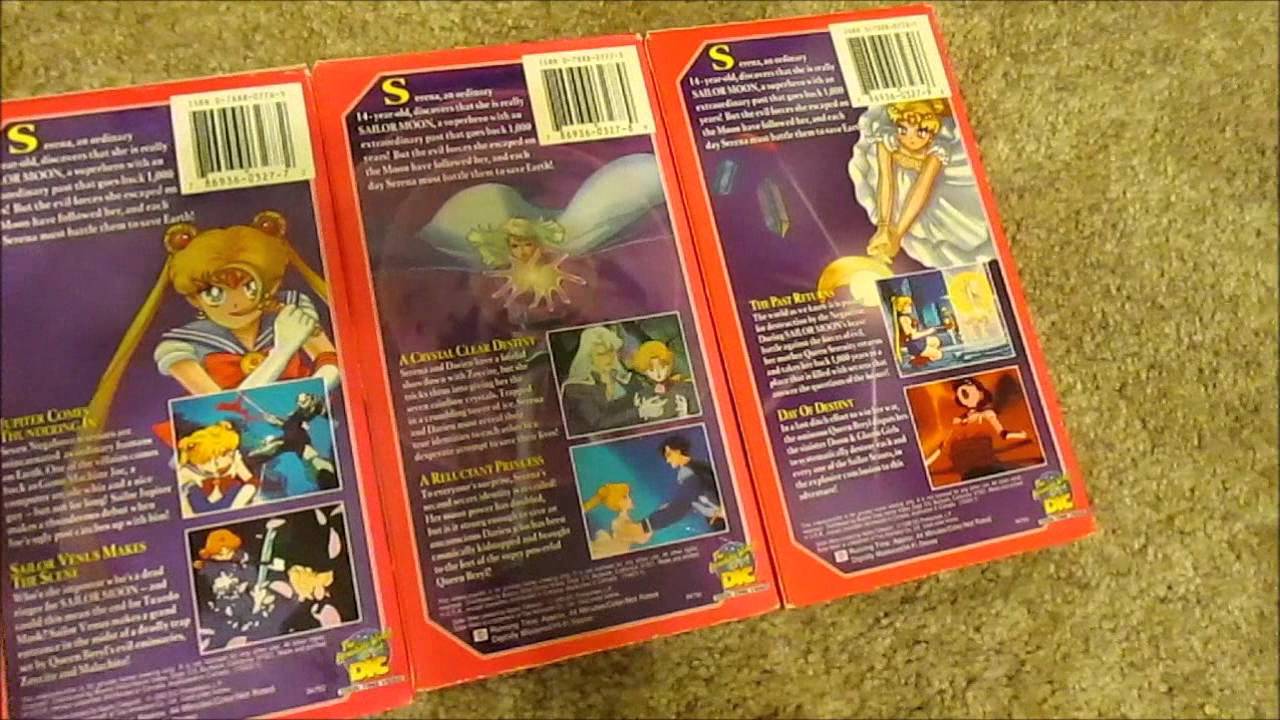 Sailor Moon Dic Vhs _ Sailor MoonSailor Moon Season 1 Complete VHS Set ...