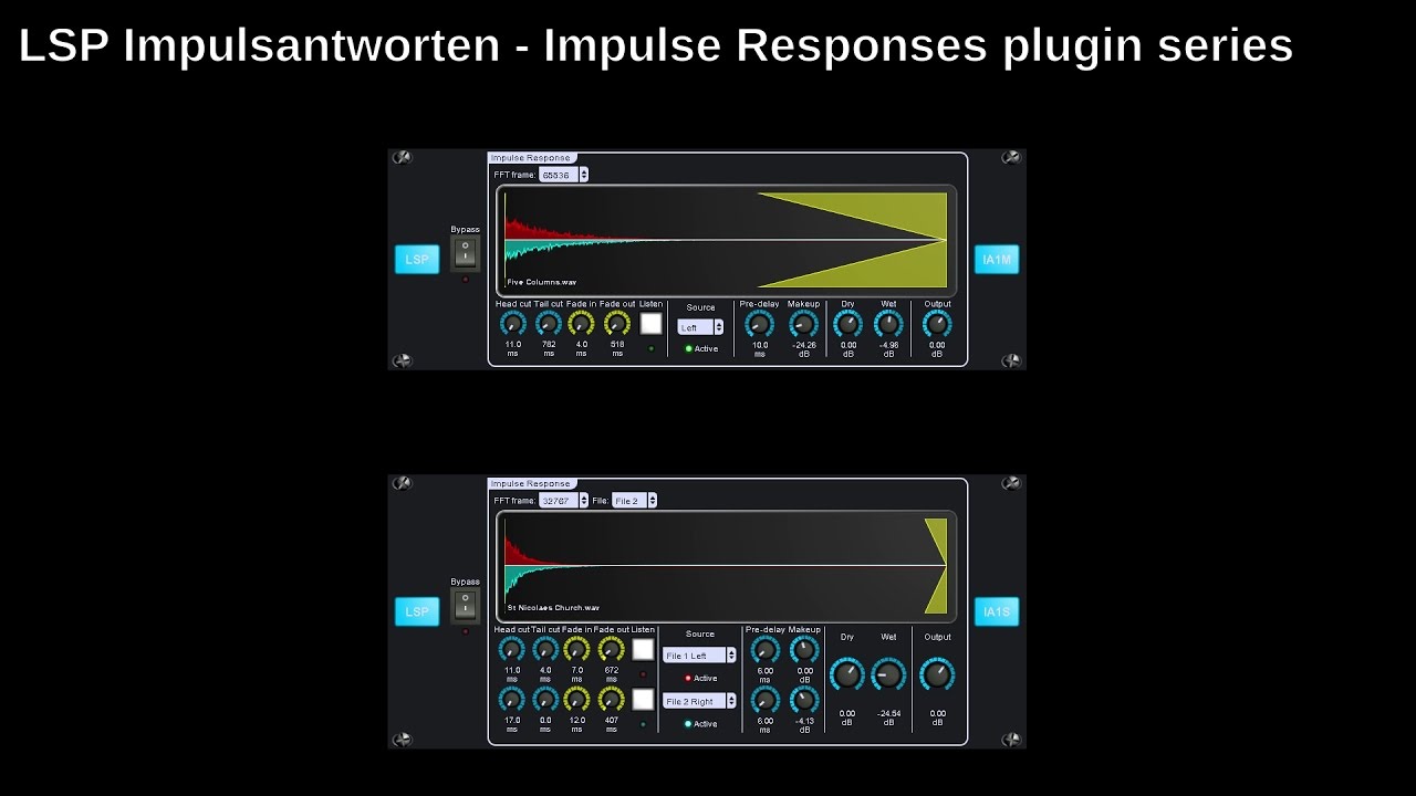 LSP Impulsantworten - Impulse Responses plugin series - YouTube