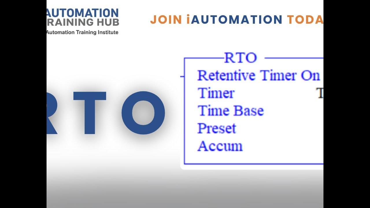 RTO_TIMER_INSTRUCTION, we are best PLC, HMI, SCADA and Automation training institute in Pune ...
