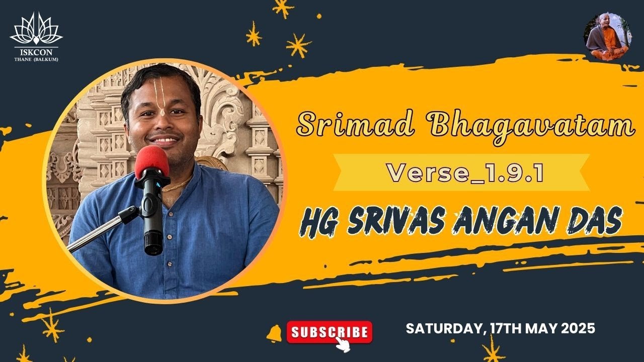 SB 1.9.1 | HG Srivas Angan Das - YouTube