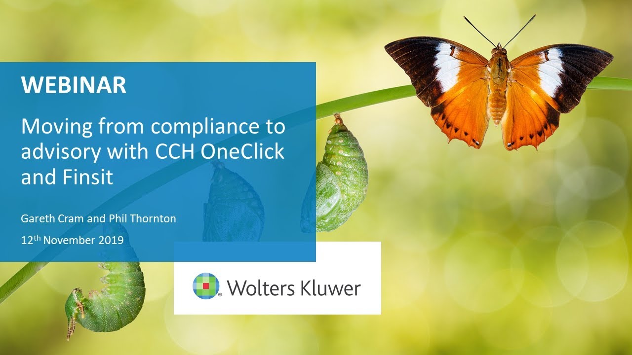 On-demand Webinar: Moving from compliance to advisory with CCH OneClick ...