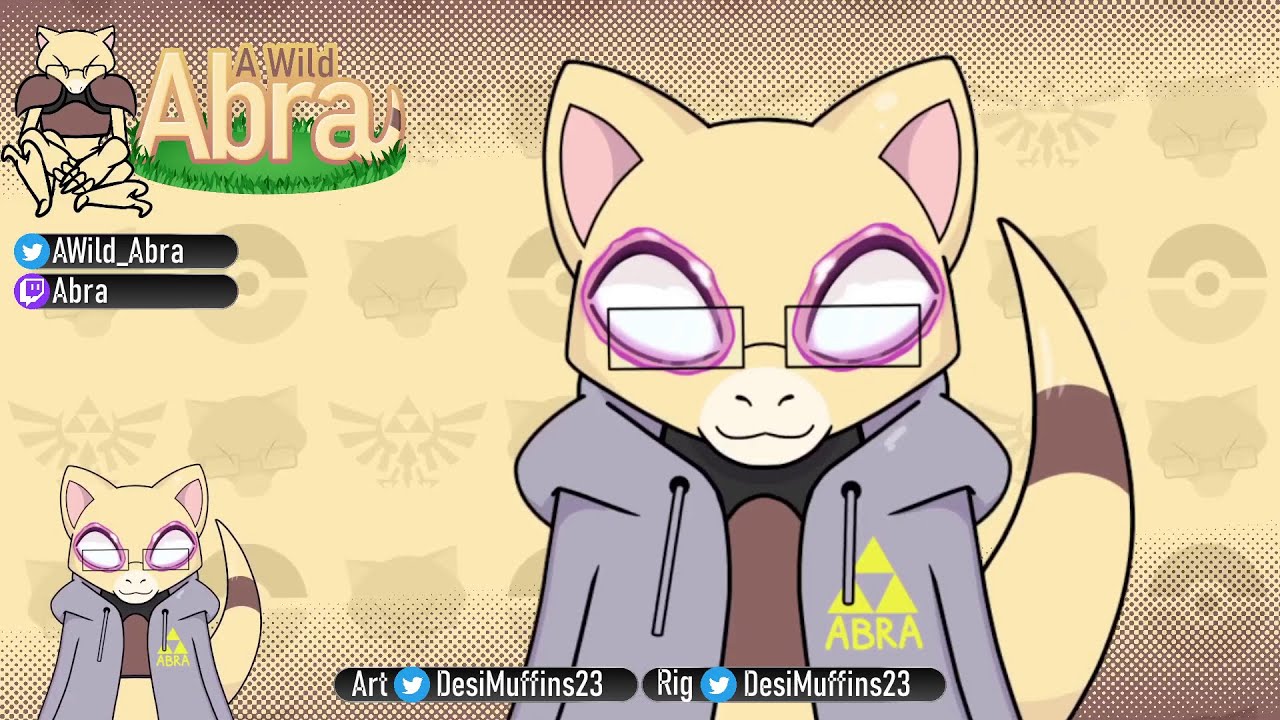 [VTuber, VTube Studio] A Wild Abra! - YouTube