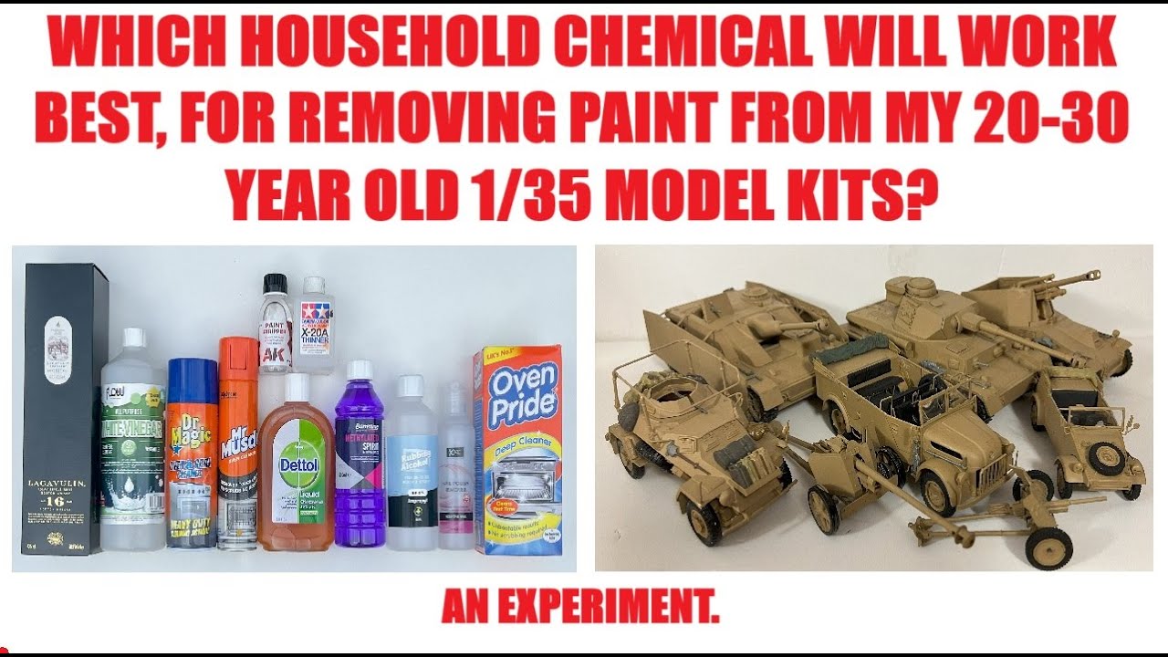 PAINT STRIPPING 1/35 MODEL KITS. WHICH HOUSEHOLD CHEMICAL WORKS BEST ...