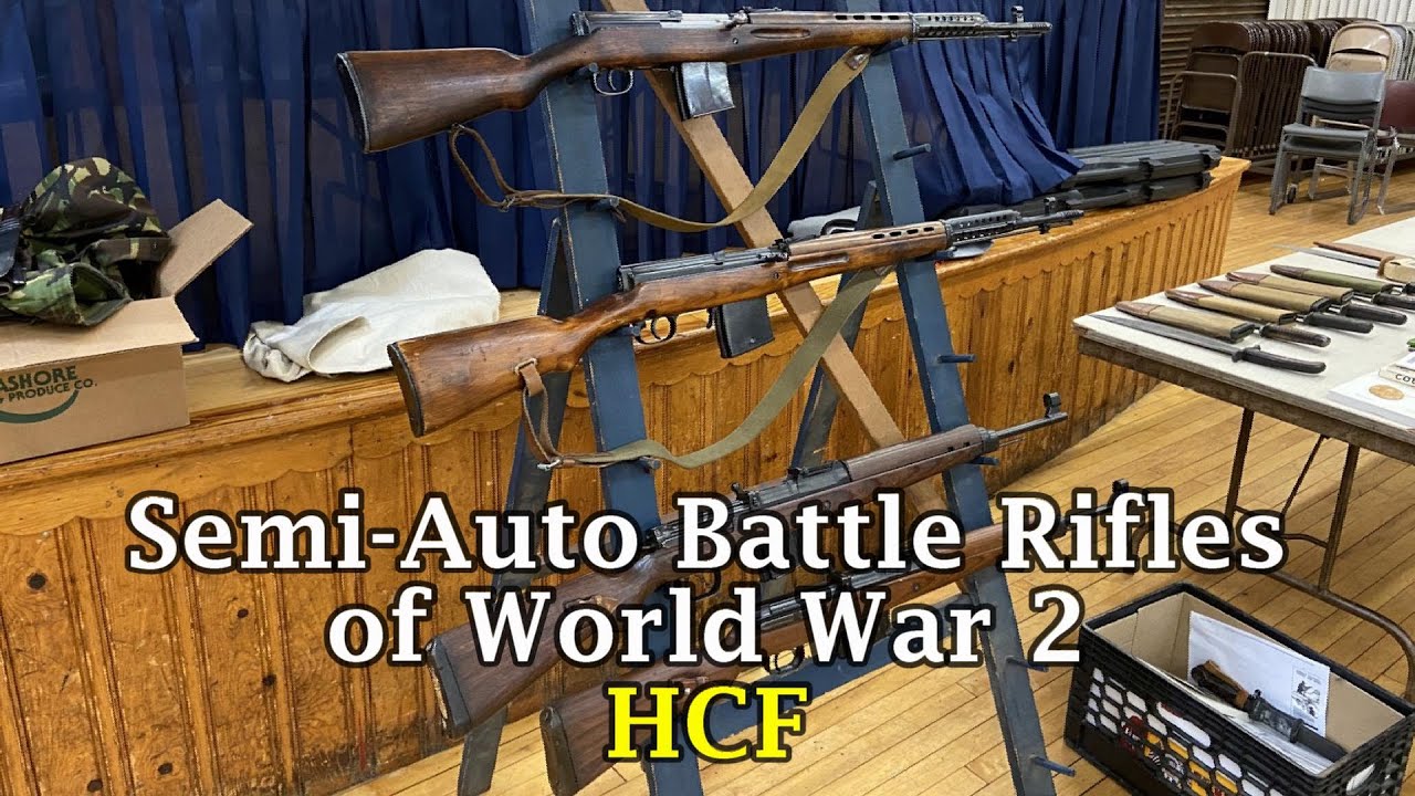 Overview of the Semi-Auto Battle Rifles of WW2 | HCF - YouTube