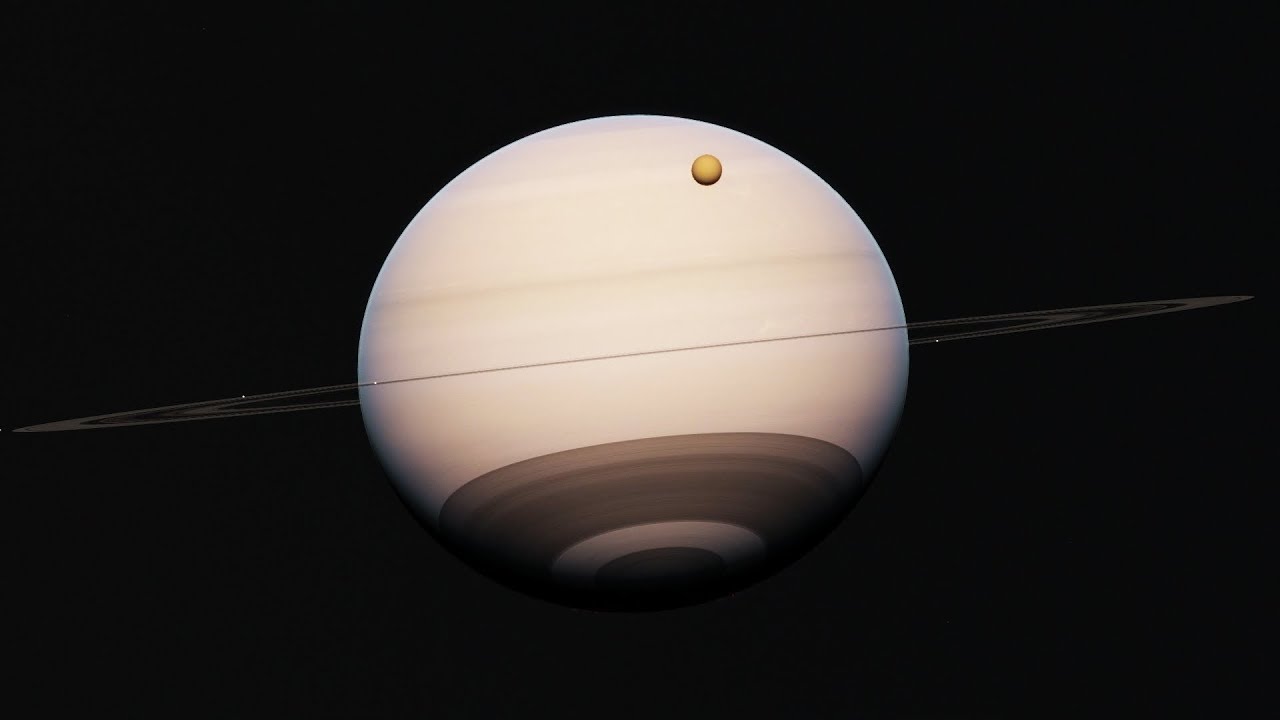 Titan Transit : 24.02.2009 [Space Engine 0.9.8.0e] - YouTube