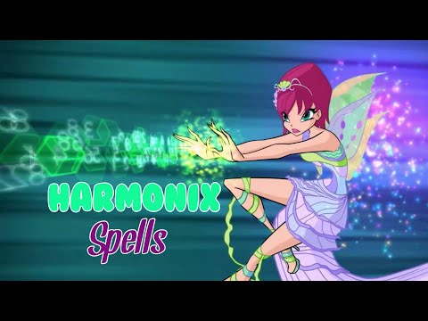 Winx Club Season 5 - Tecna Harmonix Spells - English