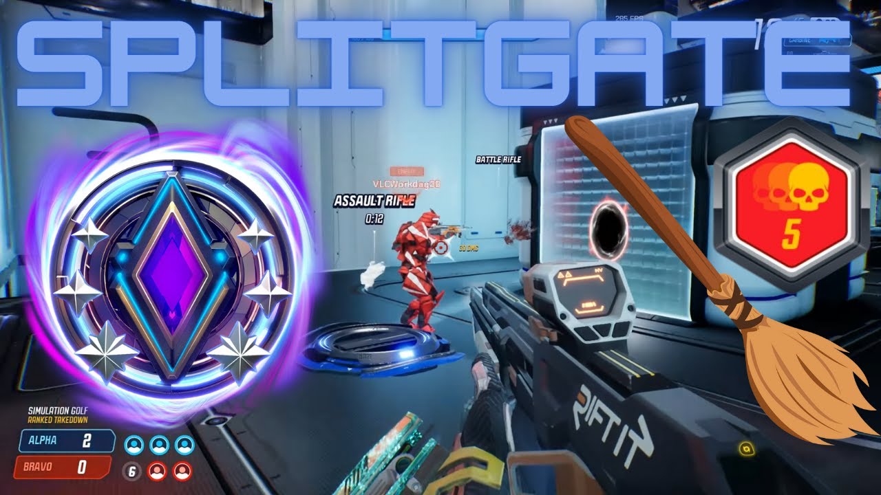 Sweeping a champion in 4| Pro Splitgate Gameplay 2024 - YouTube