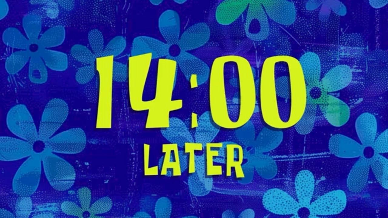 14 minutes timer | SpongeBob - YouTube