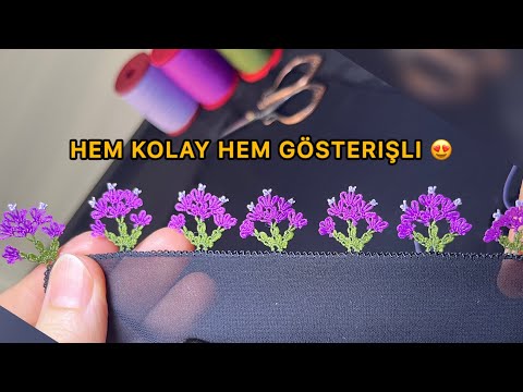 6/ Hem Kolay Hem Gösterişli İğne Oyası Modeli🌺 | Amazing DIY Needle Lace Tutorial / Handmade Craft