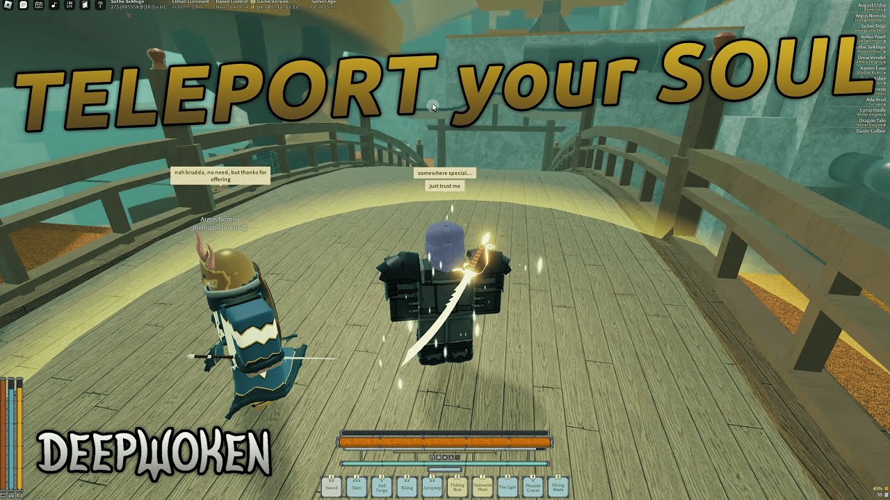 Rolling TELEPORTATION for LAYER 2 | Deepwoken - YouTube